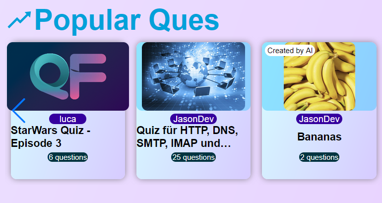 QueForge - create and play quizzes live!